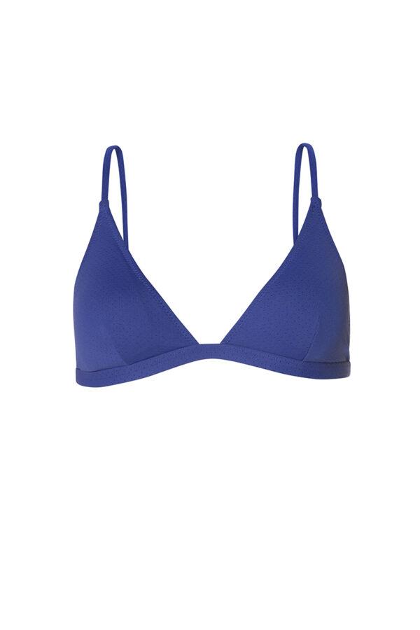 Zoe bikini top - Pierced blue - Maan